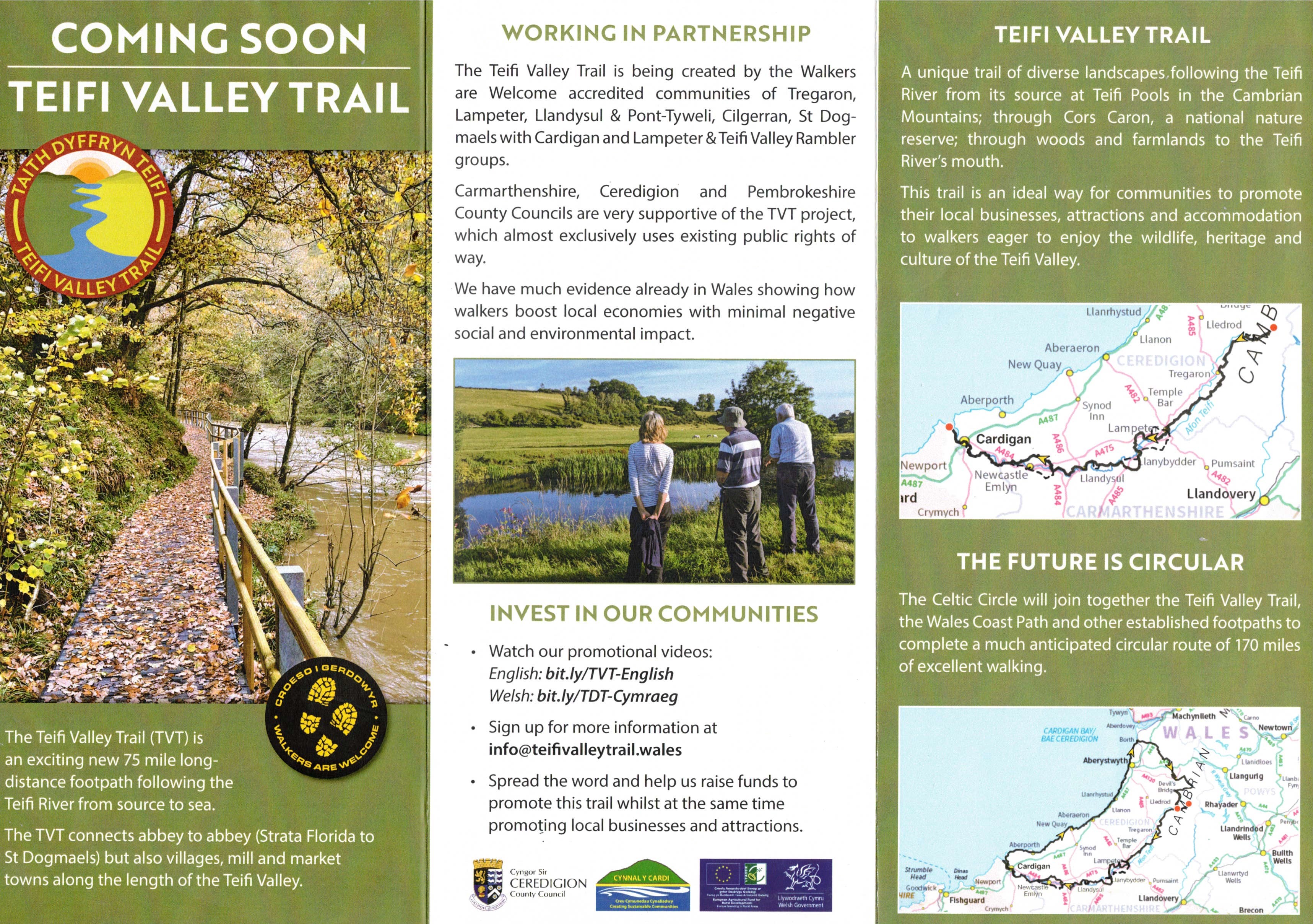 TAITH DYFFRYN TEIFI – TEIFI VALLEY TRAIL | Cyngor Cymuned – Ystrad ...